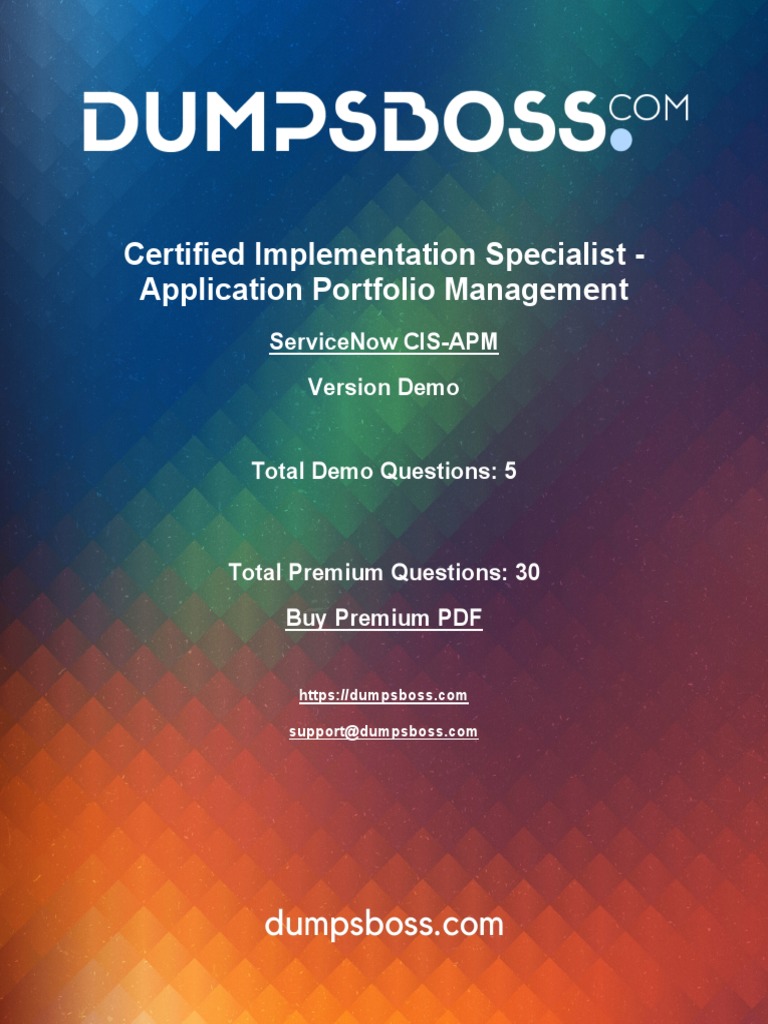 CIS APM Demo | PDF | Information Technology Management | Information Management