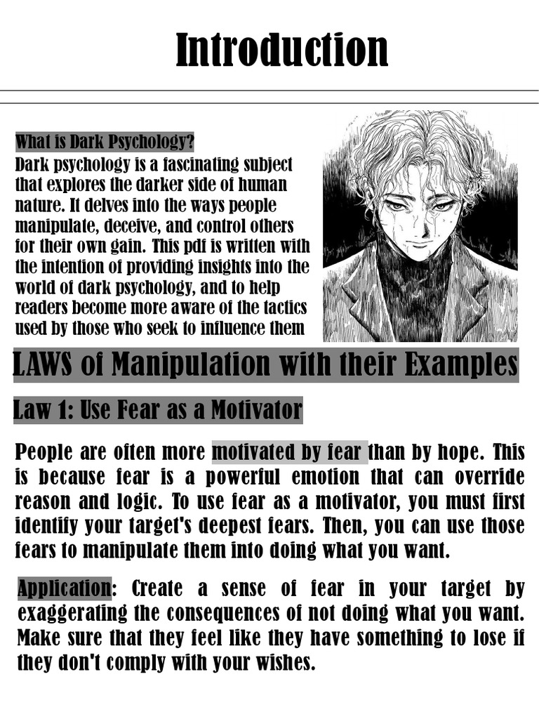 Lawa of Manipulation | PDF | Body Language | Communication