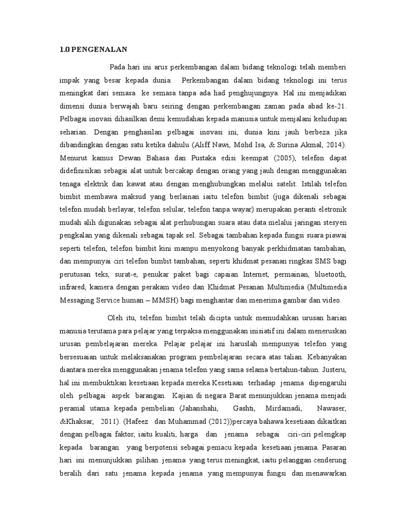 1.0 PENGENALAN | PDF