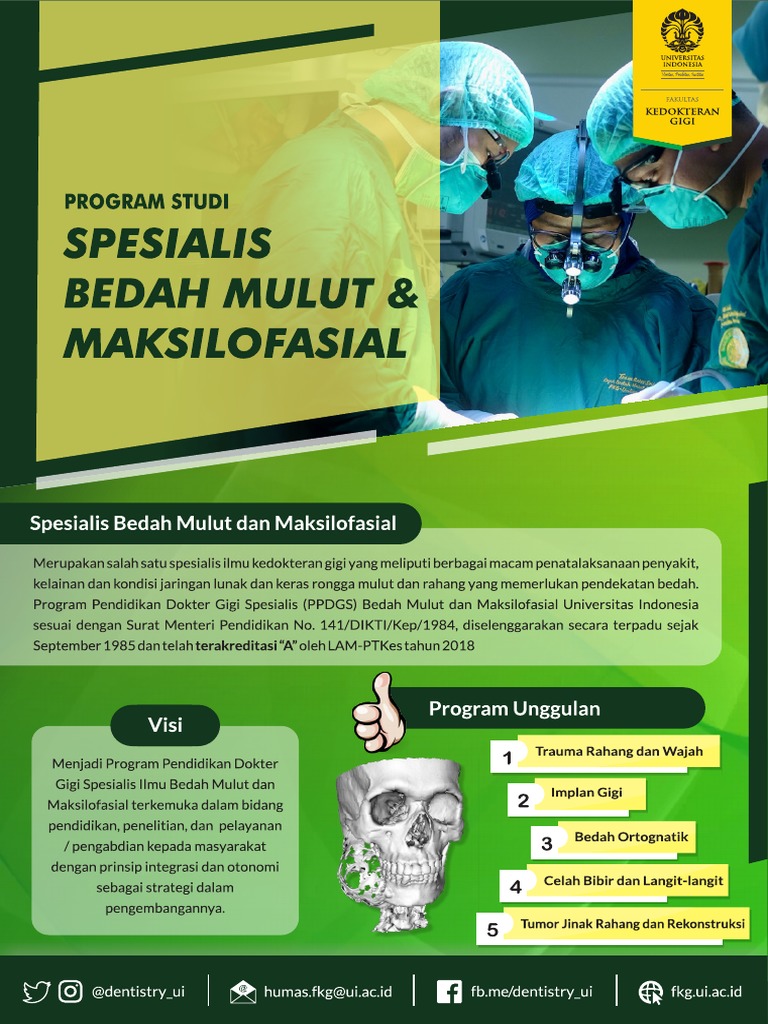 Persyaratan Program Spesialis Bedah Mulut | PDF