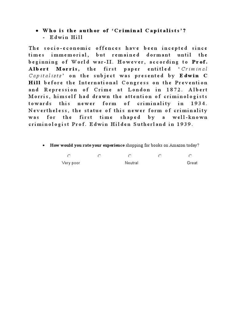 Edwin C Hill | PDF