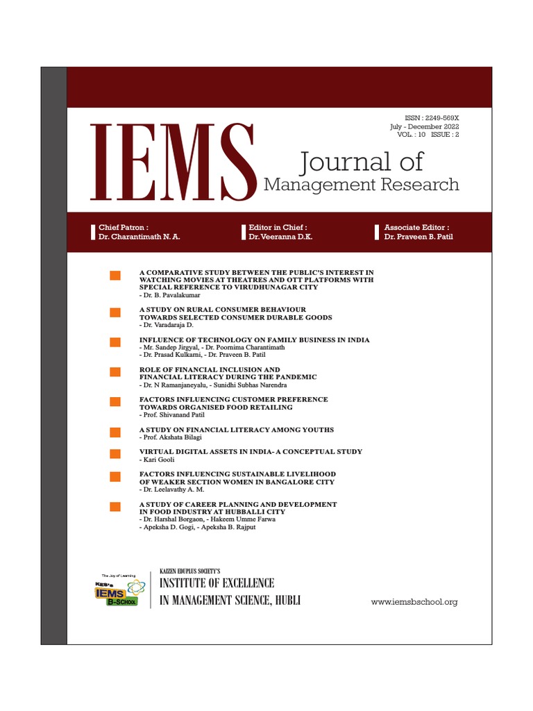 2023-01_IEMS_Journal_ver6 (3) | PDF | Brand | Marketing