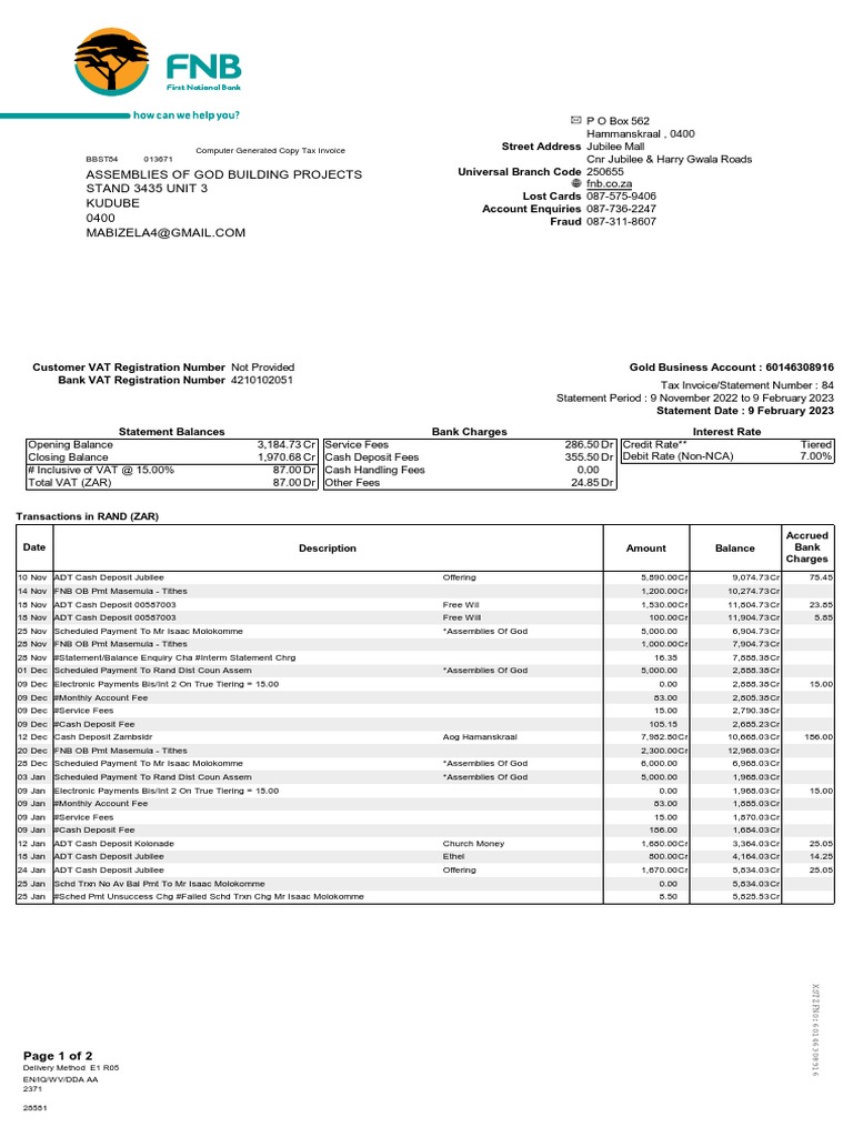 Assemblies of God Building Projects Stand 3435 Unit 3 Kudube 0400 | PDF ...