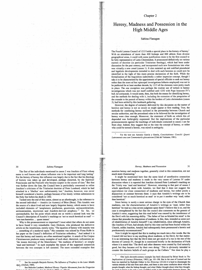 Heresy and Madness | PDF