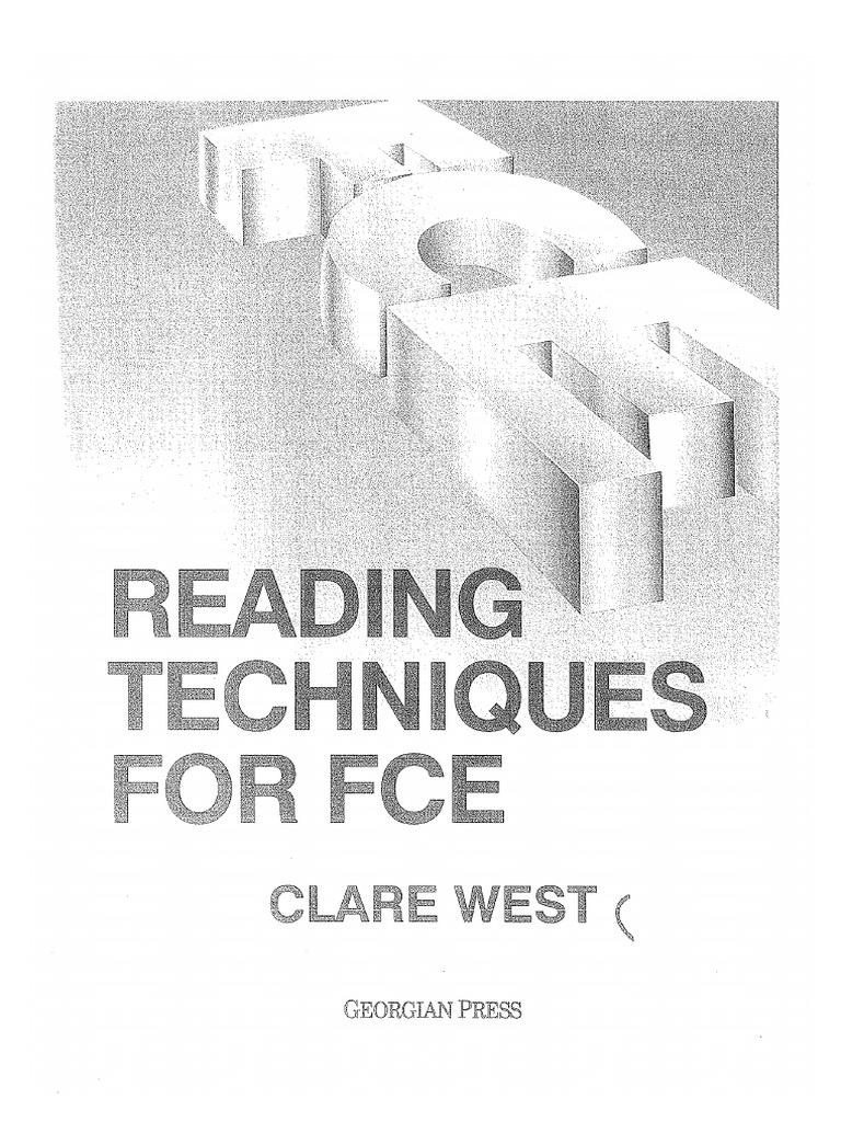 FCE Reading Techiniques | PDF