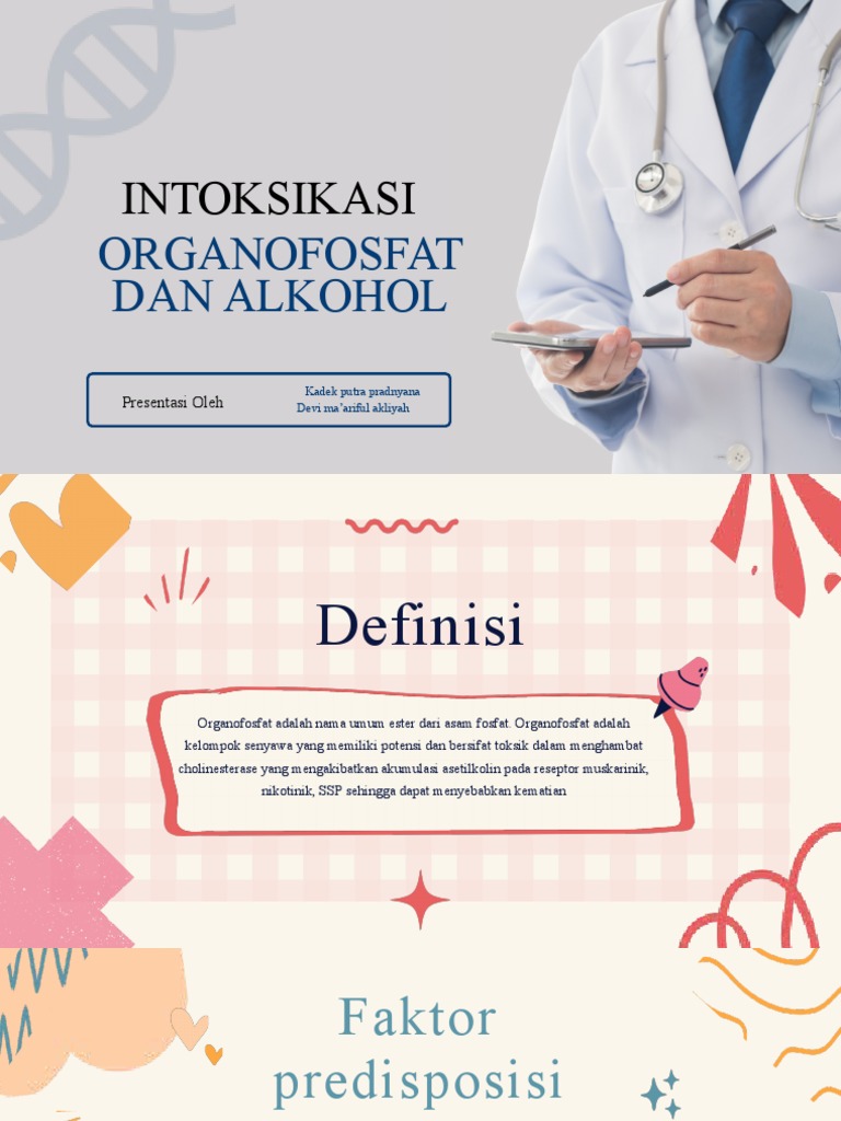 Intoksikasi Organofosfat Dan Alkohol | PDF