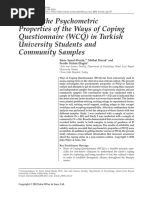 Brief COPE Questionnaire | PDF | Social Support | Emotions