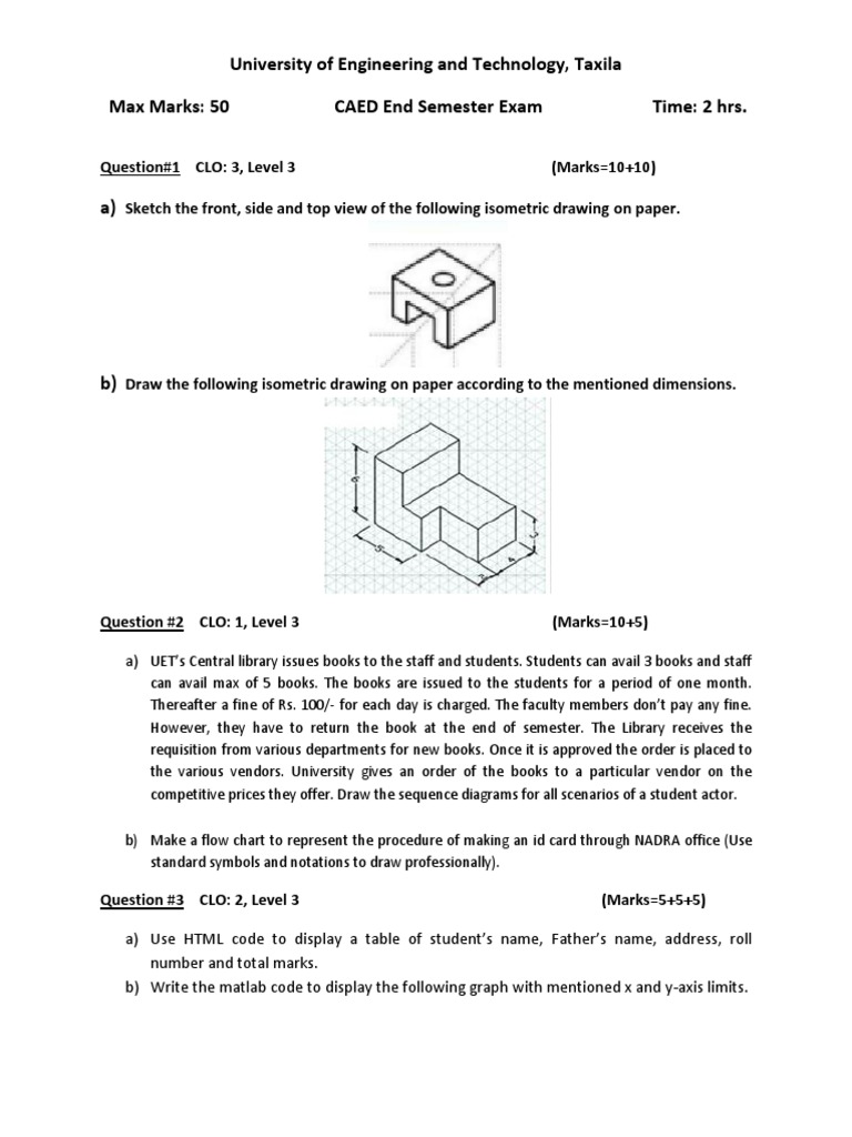 CAED_Exam_Final | PDF