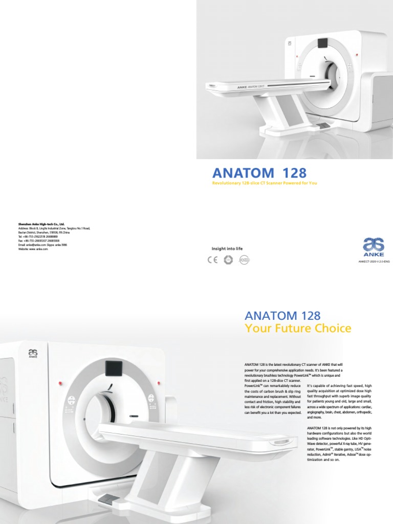 ANATOM 128 Brochure-Re | PDF | Ct Scan | Medical Imaging