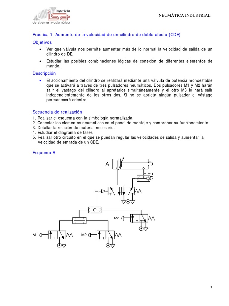 Practicas Neumatica | PDF | Diodo emisor de luz | Relé