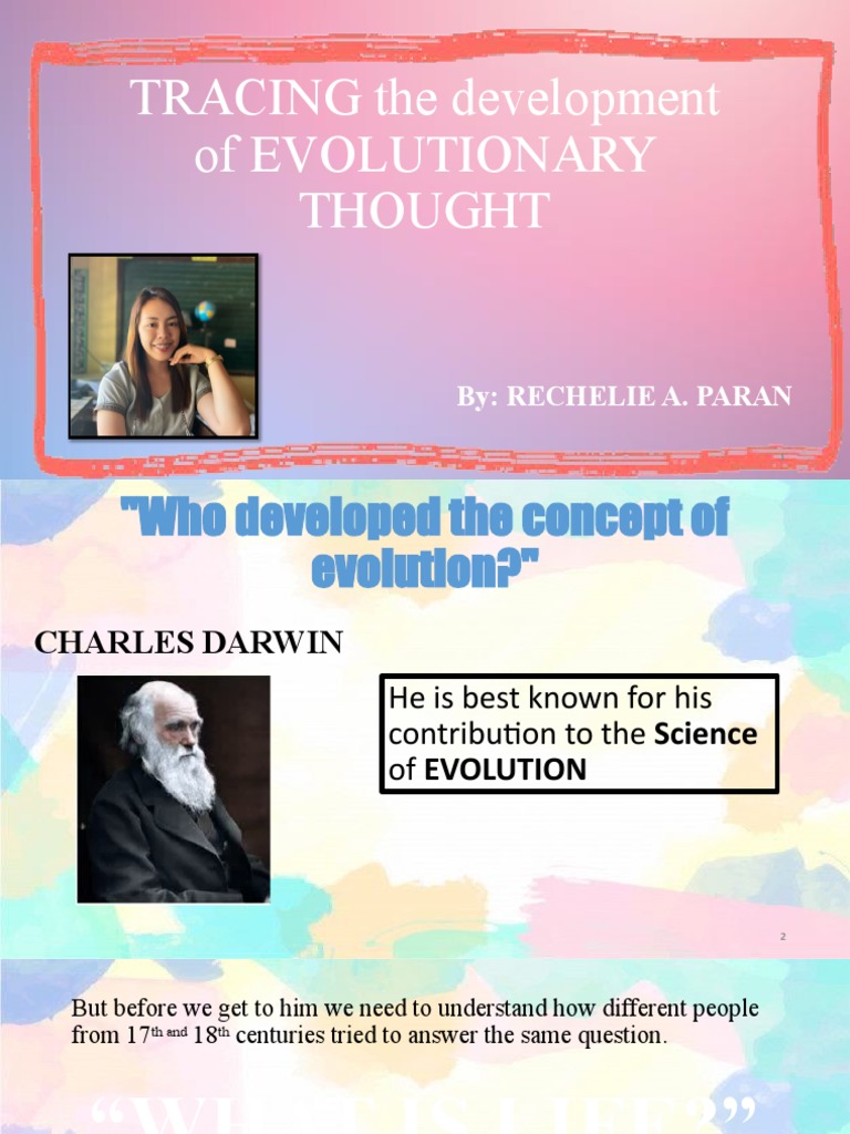 Tracing The Development of Evolutionary Thought | PDF | Charles Darwin ...