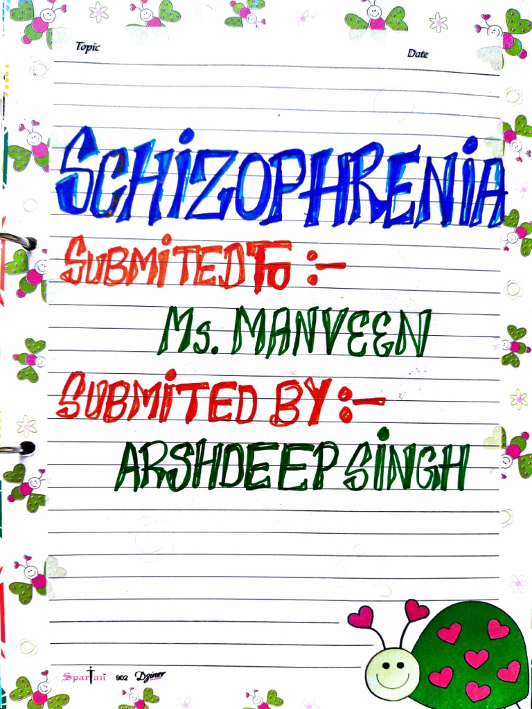 Schizophrenia Case Study for Class 12 | PDF | Medicine | Disability