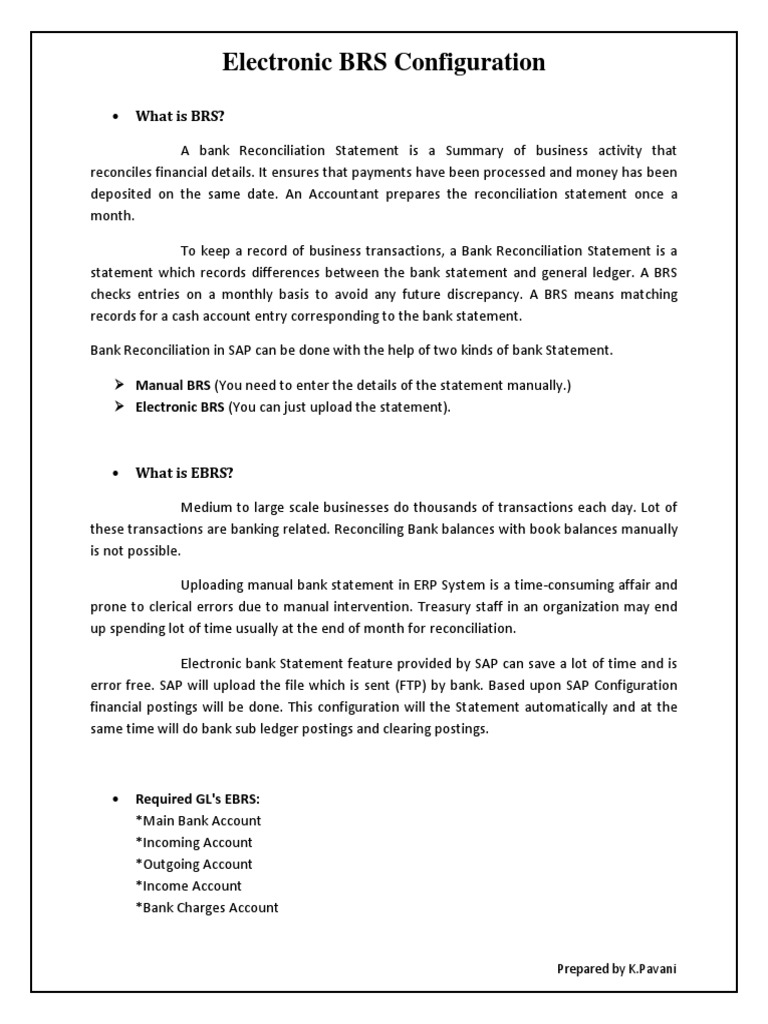 EBRS | PDF | Banks | Payments