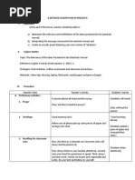 Detailed Lesson Plan Science | PDF | Deforestation | Lesson Plan