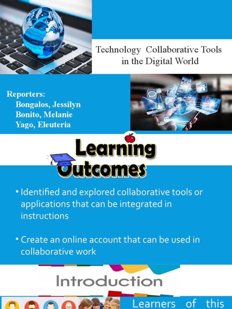 ProfEd7 Module 3 Lesson 4 Technology Collaborative Tools in The Digital World | PDF | Blog | Wiki