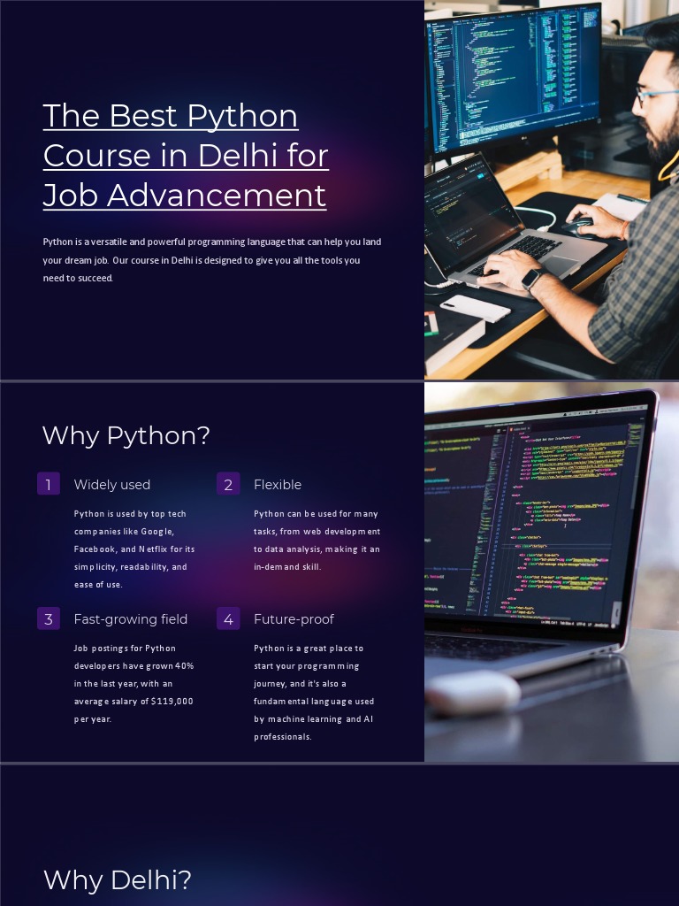 The Best Python Course in Delhi For Job Advancement | PDF | Computing ...