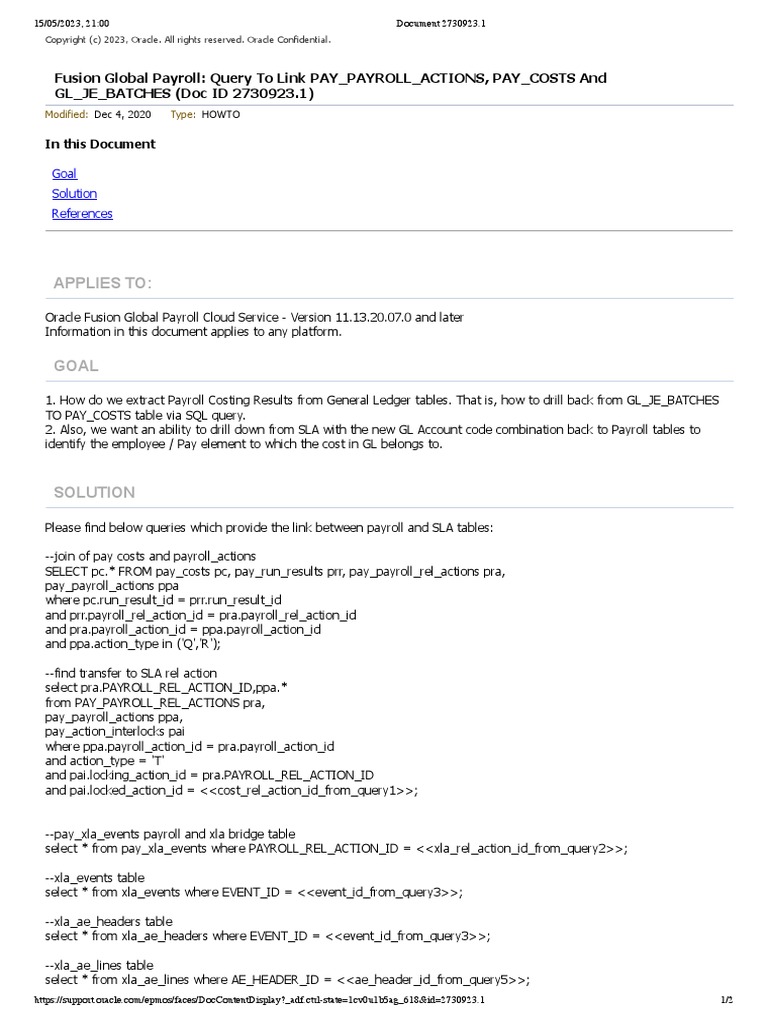 Document 2730923.1 | PDF | Computer Data | Information Technology Management
