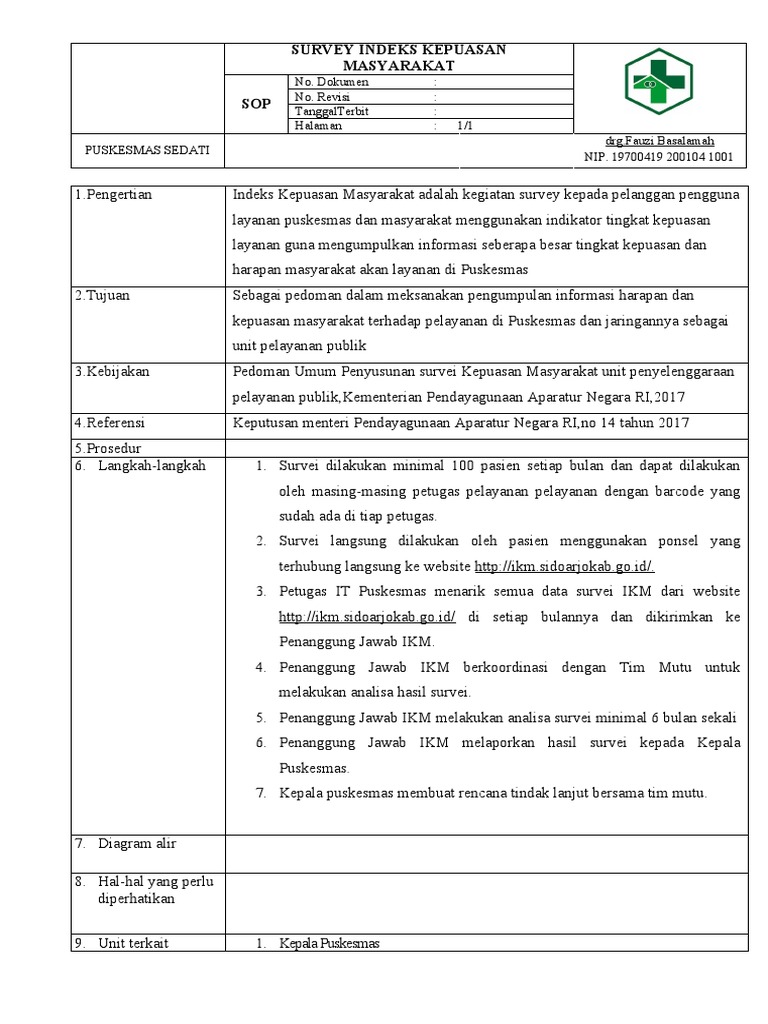 Sop Ikm | PDF | Pengembangan Diri | Kesehatan Holistik