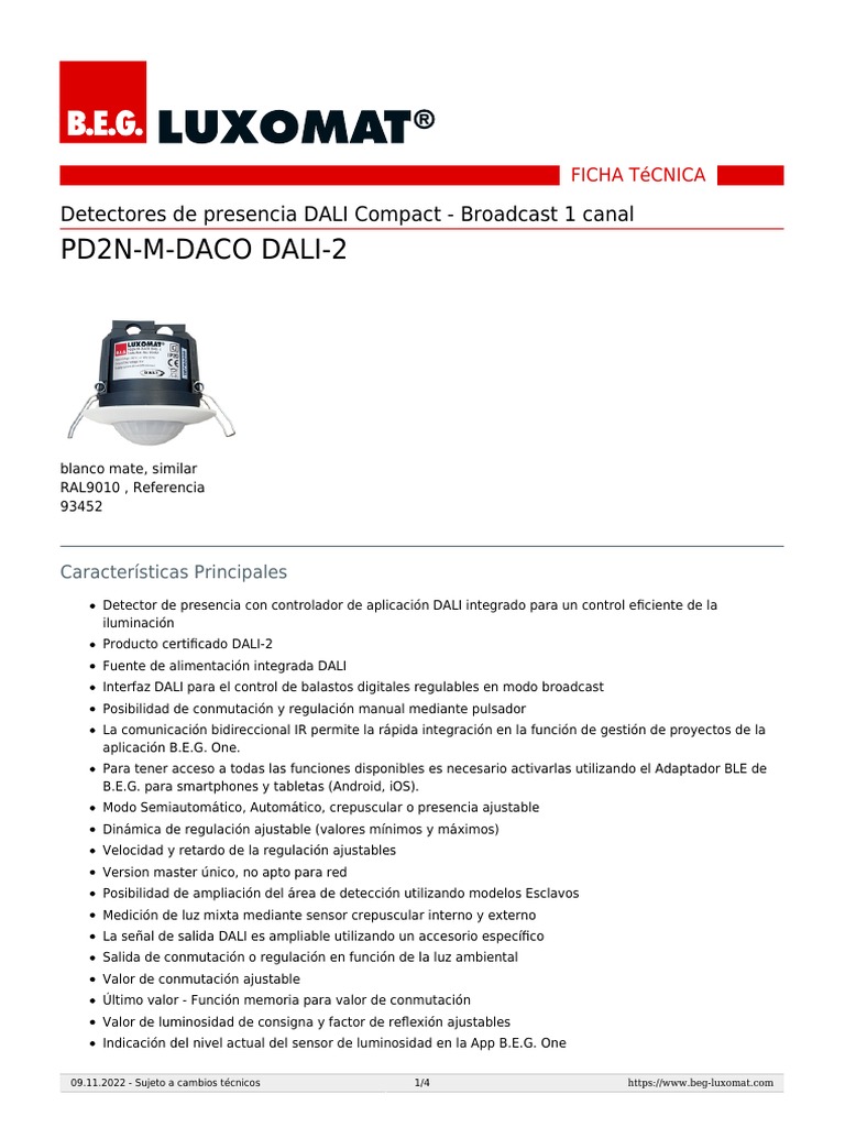 Detector Dali Pd2n m Daco Dali 2 | PDF | Aplicación movil | Informática