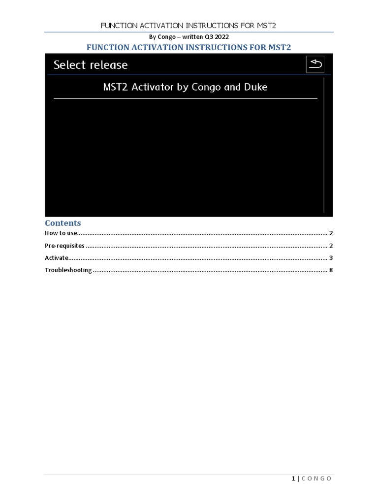 MST2 Activator Made by Congo and Duke | PDF | Computer File | Filename
