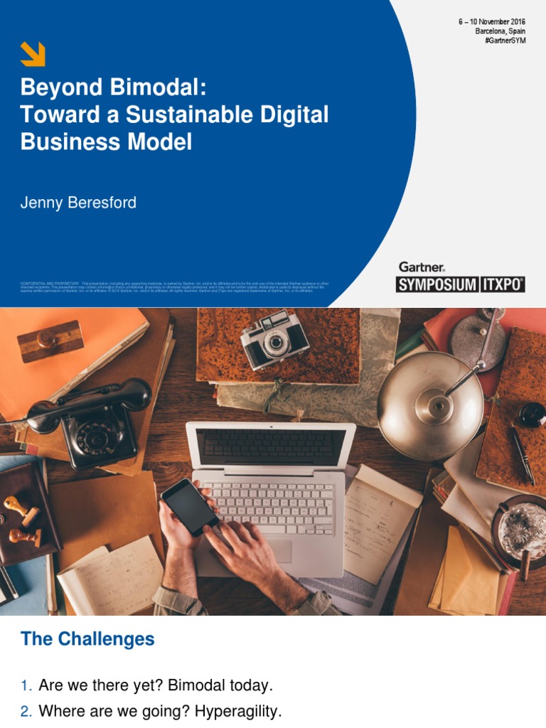 Beyond Bimodal Toward A Sustainable Digital Business Model | PDF ...