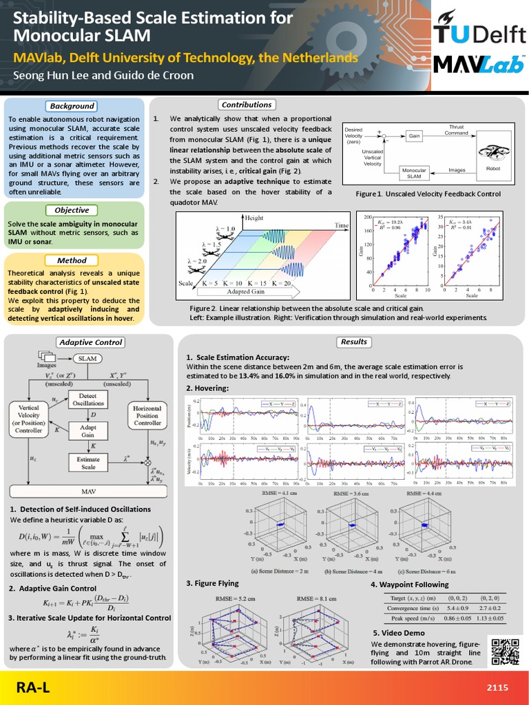 Stability-Based Scale Estimation For Monocular SLAM | PDF | Control ...
