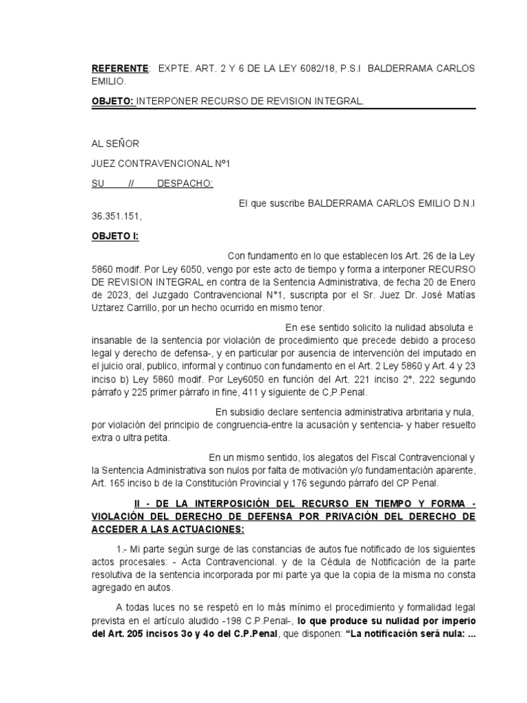 COFLA | PDF | Sentencia (ley) | Debido al proceso