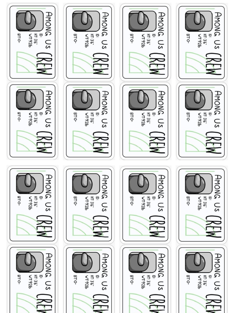 Among Us Mafia Cards | PDF