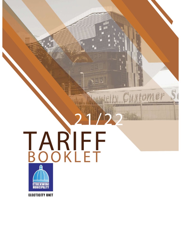 Tariff Booklet 2021-2022 | PDF | Electrical Grid | Value Added Tax