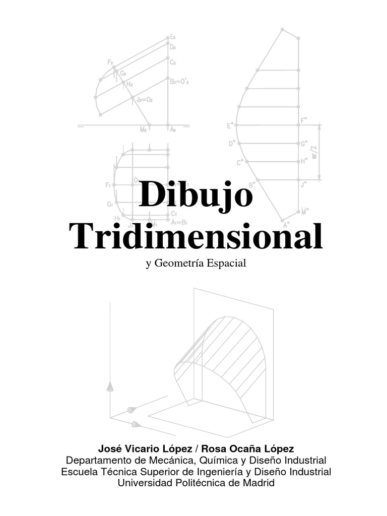 Dibujo Tridimensional y Geometría Espacial | PDF | Sistema coordinado ...