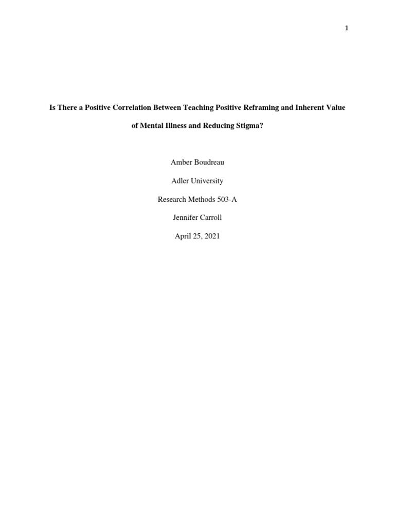 Research Proposal | PDF | Borderline Personality Disorder | Mental Disorder