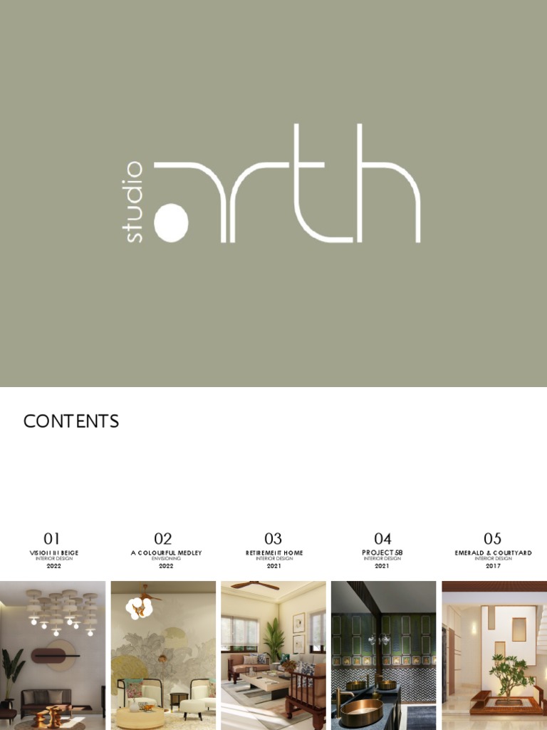 Arth Portfolio | PDF | Courtyard | Interior Design