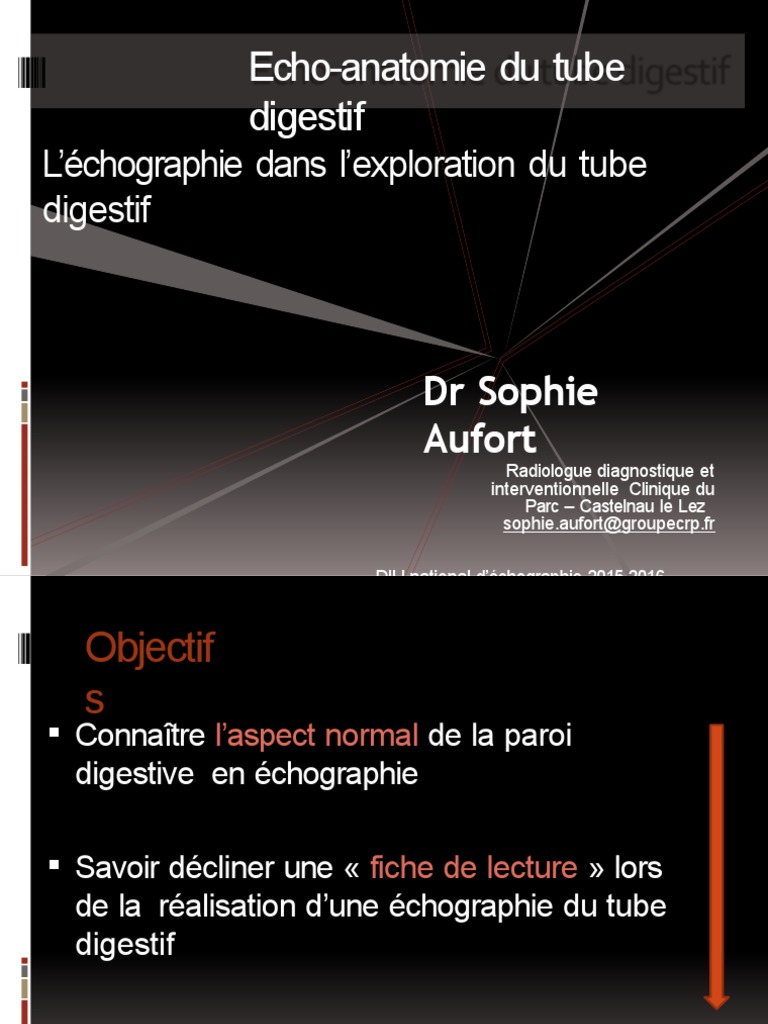 Échographie du tube digestif : Guide pratique | PDF | Cancer du poumon ...