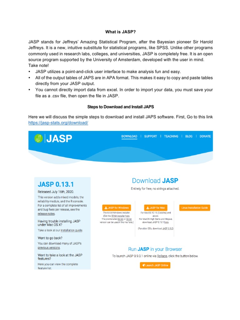 Steps To Download and Install JAPS | PDF