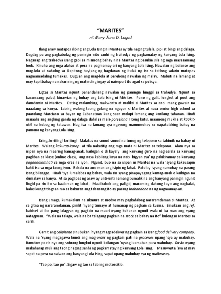 Ang Lihim Ni MARITES | PDF Ang Lihim Ni MARITES | PDF