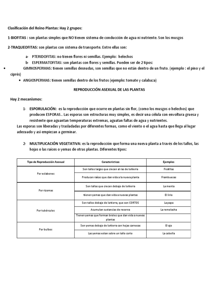 Reproducción | PDF | Flores | Plantas