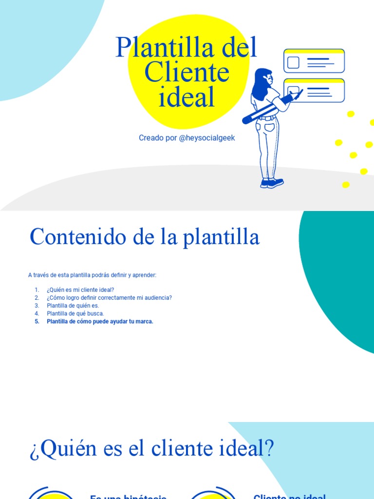 Copia de Plantilla Del Cliente Ideal - STG | PDF | Publicidad