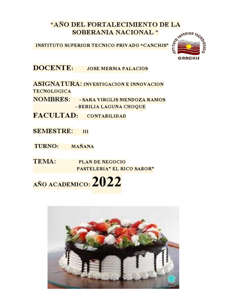 Plan de Negocio (Berilia y Sara) | PDF | Análisis FODA | Publicidad