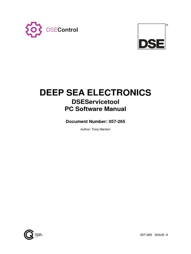 DSEServicetool Software Manual | PDF | Electrical Connector | Computer Network
