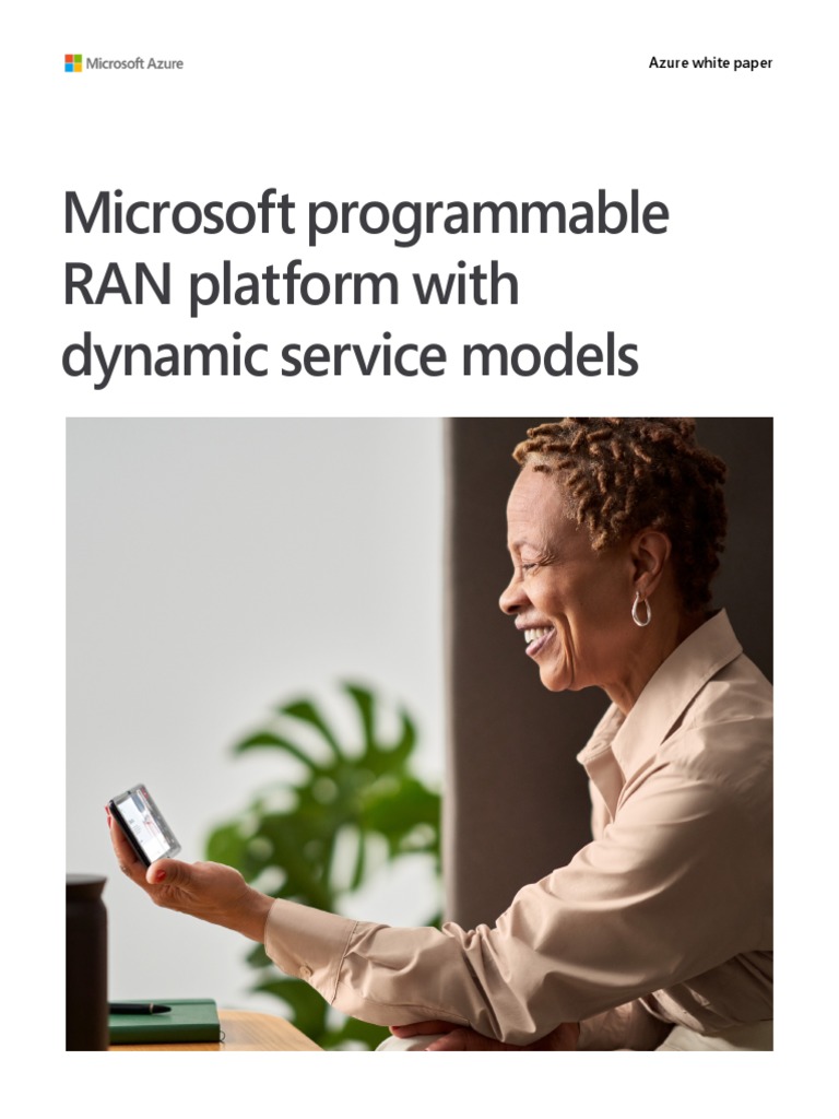 (Microsoft) Advancing RAN Analytics | PDF | Computer Network | Scheduling (Computing)