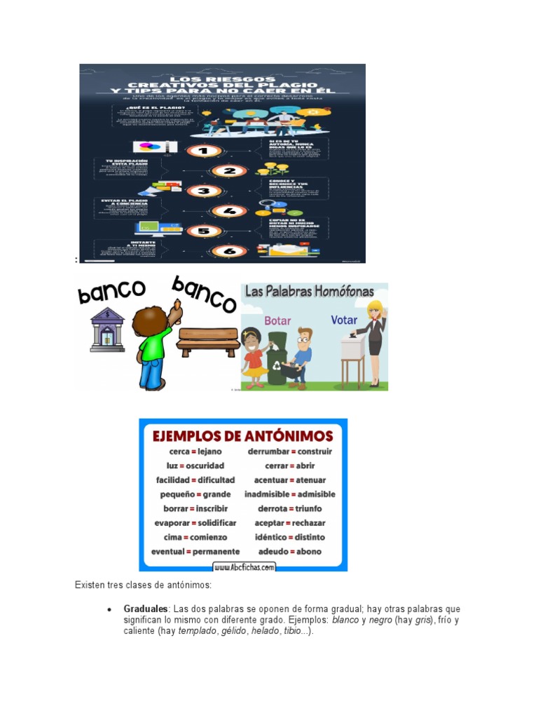 Tipos de antónimos explicados | PDF