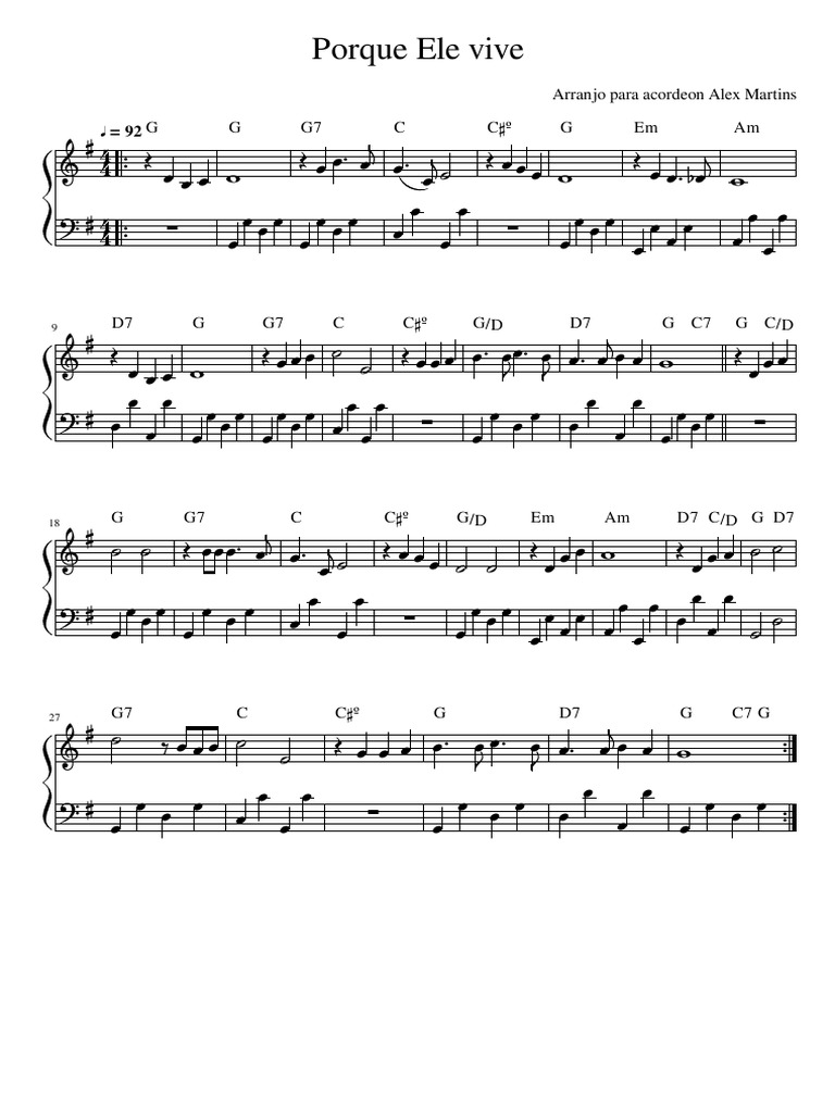 Porque Ele Vive | PDF