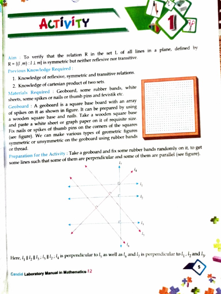 Maths Lab Activities Class 12 | PDF | Area | Probability
