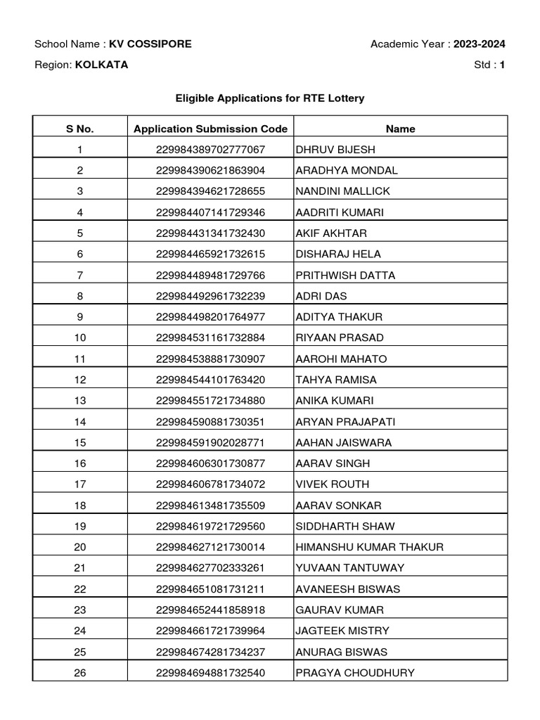 Rte Lottery Pre Shuffle Pdf