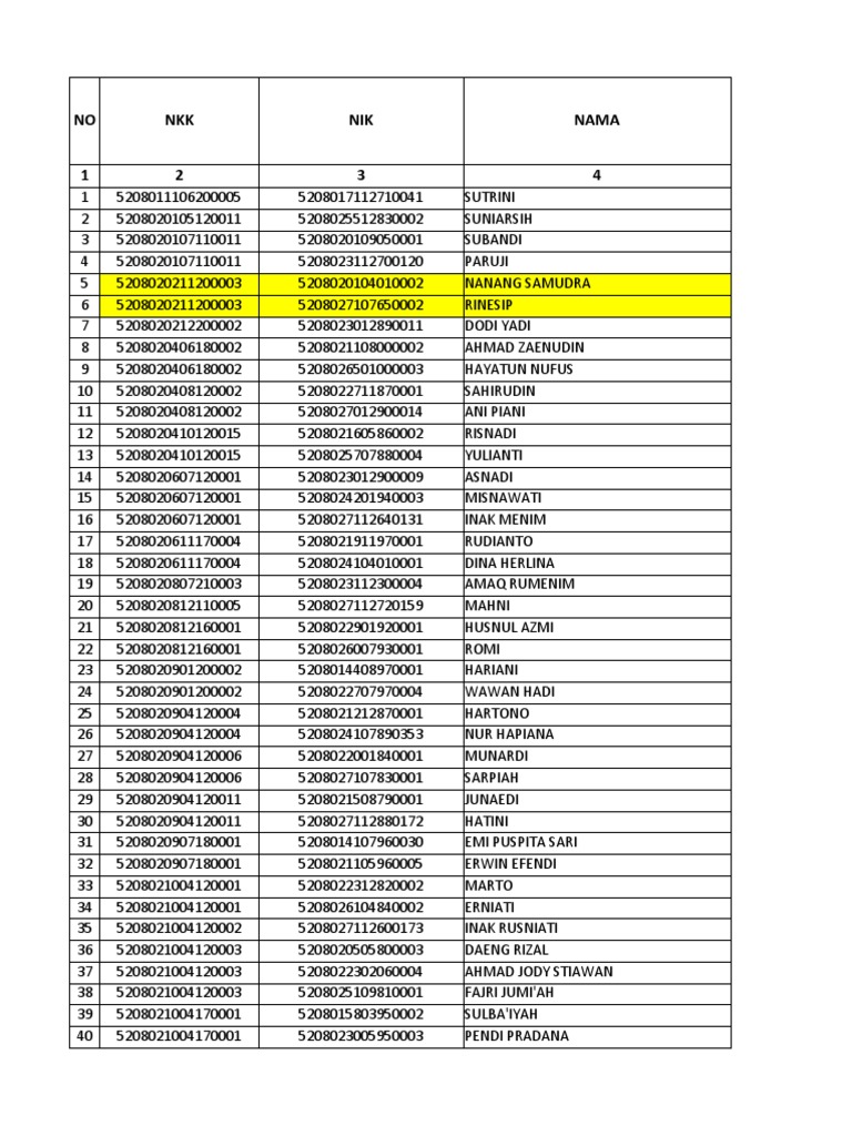 Rekapan Hasil Desa Segara Katon | PDF