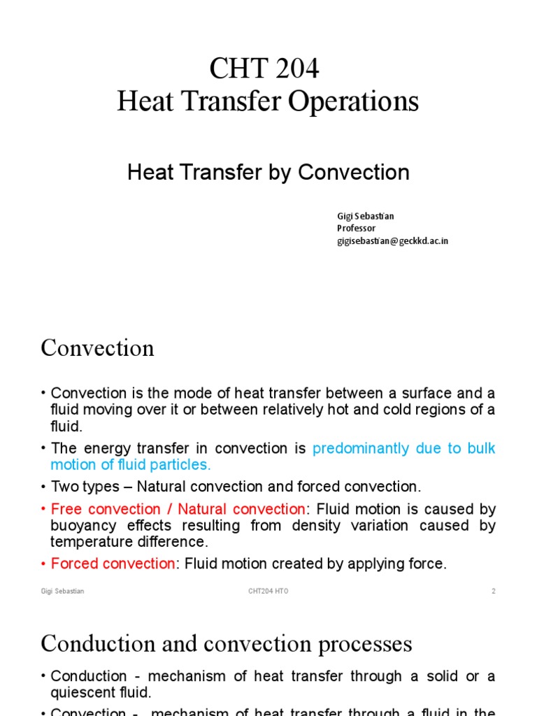 5966 53 265 Convection - Module 2 | PDF | Boundary Layer | Heat Transfer