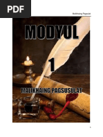 Module Sa Malikhaing Pagsusulat | PDF