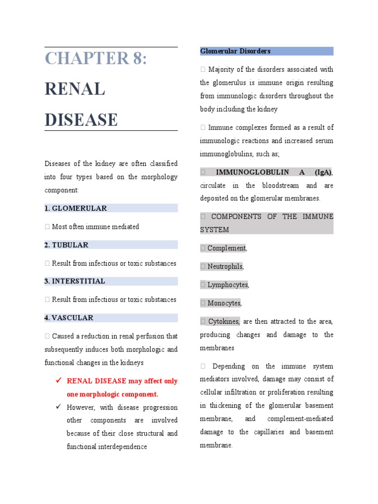Renal Diseases - BSMLS OLFU | PDF | Kidney Disease | Urinary Tract Infection