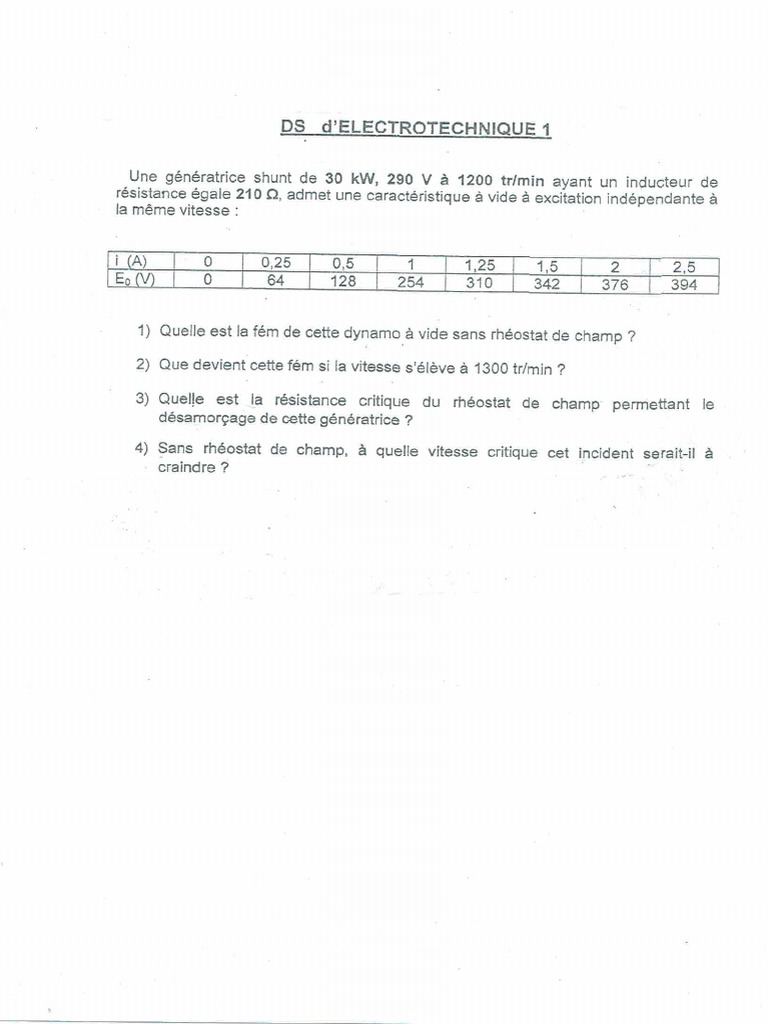 Exercice 1 TD MCC 1 | PDF