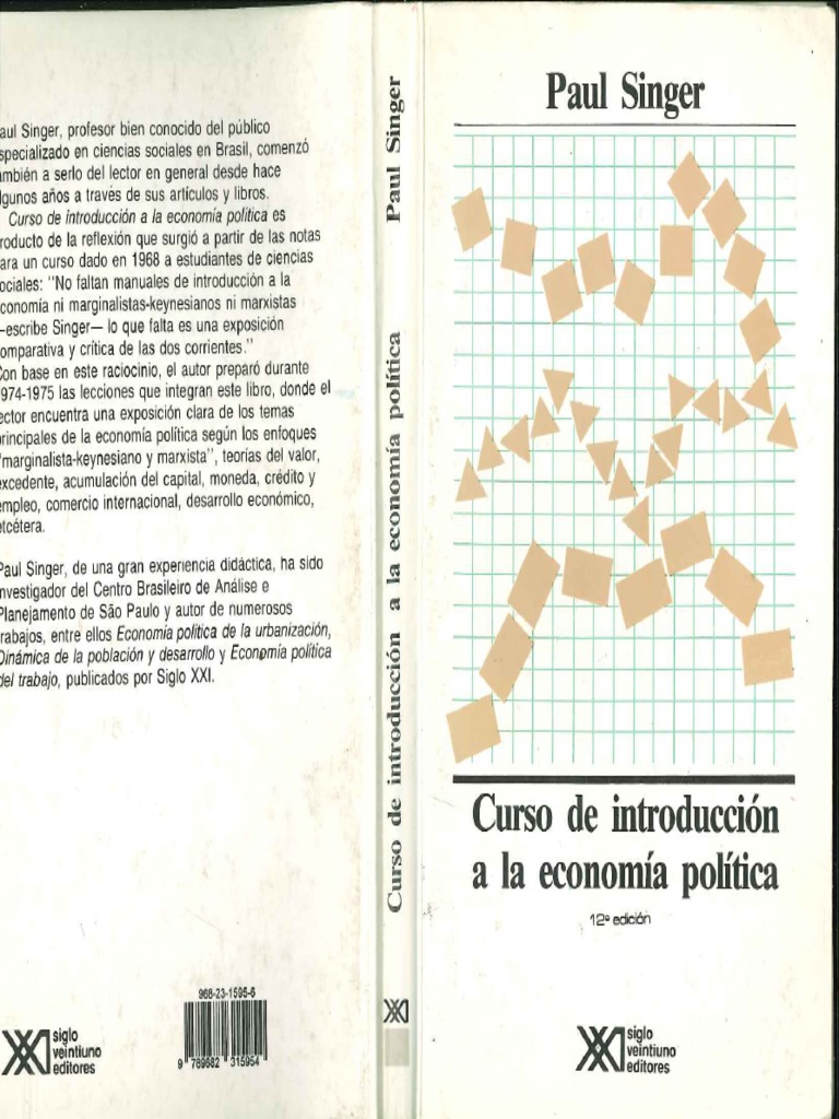 Singer - Intro Poltica | PDF